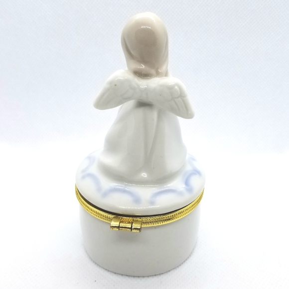 Greenbriers | Storage & Organization | Vintage Angel Trinket Box | Poshmark